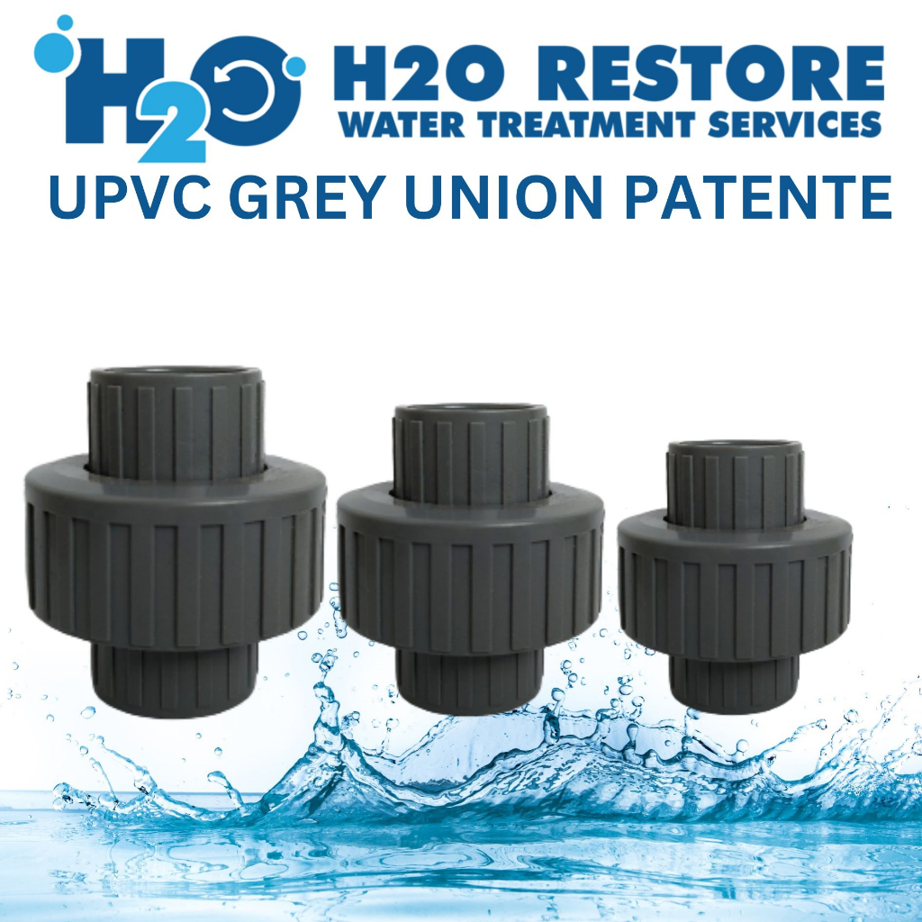 PVC Grey Pipe Fittings 1/2", 3/4", 1" Union Patente | Shopee Philippines