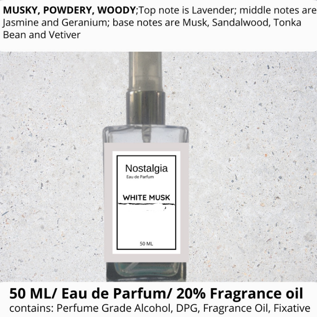 White Musk MEN Nostalgia Perfume | Shopee Philippines