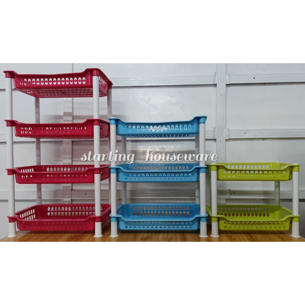 UTILITY RACK / 2LAYERS / 3LAYERS / 4LAYERS Multi-Purpose Rack Plastic ...