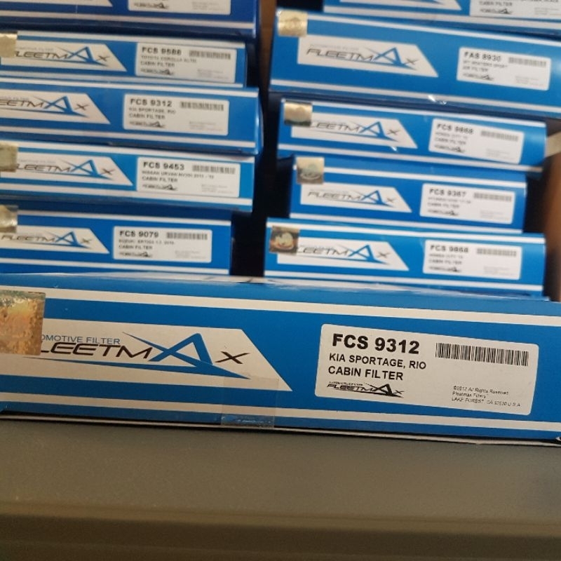Fleet Max automotive filter (FCS 9312) (original) | Shopee Philippines