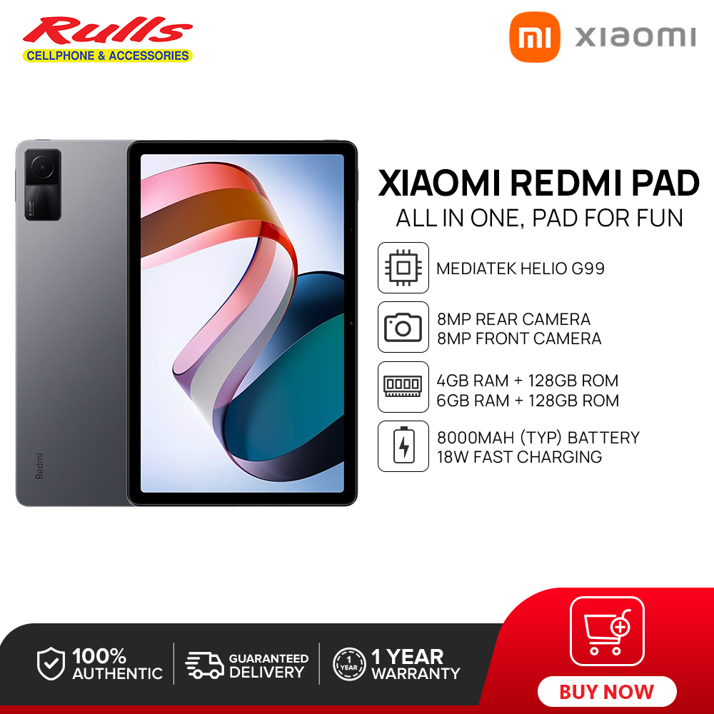 Xiaomi Redmi Pad Tablet | 4GB+128GB / 6GB+128GB | MTK Helio G99 | 90Hz ...