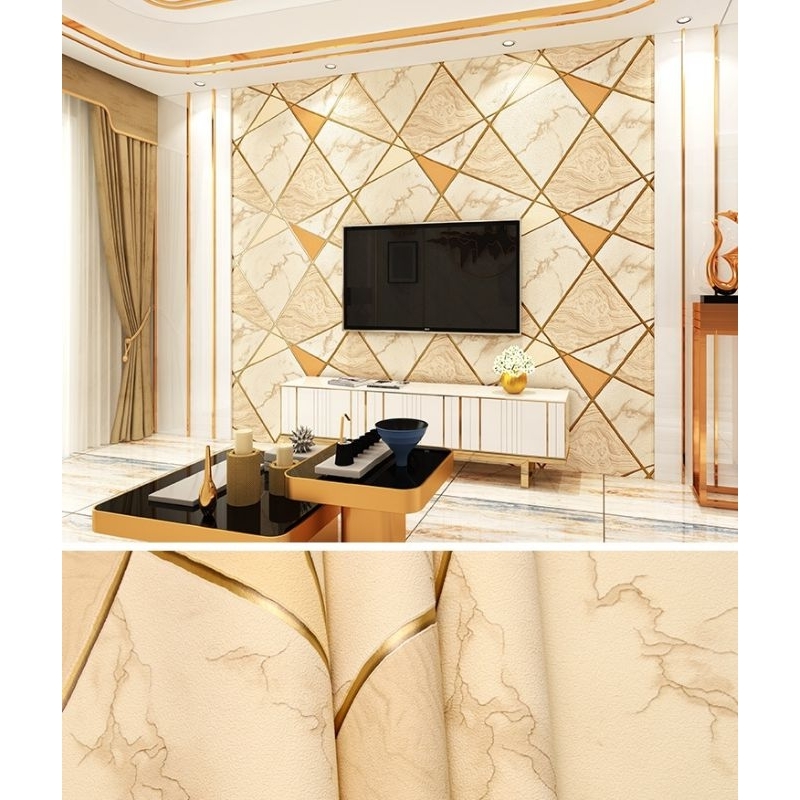 Diamond suede wallpaper 3d living room bedroom sofa TV background ...