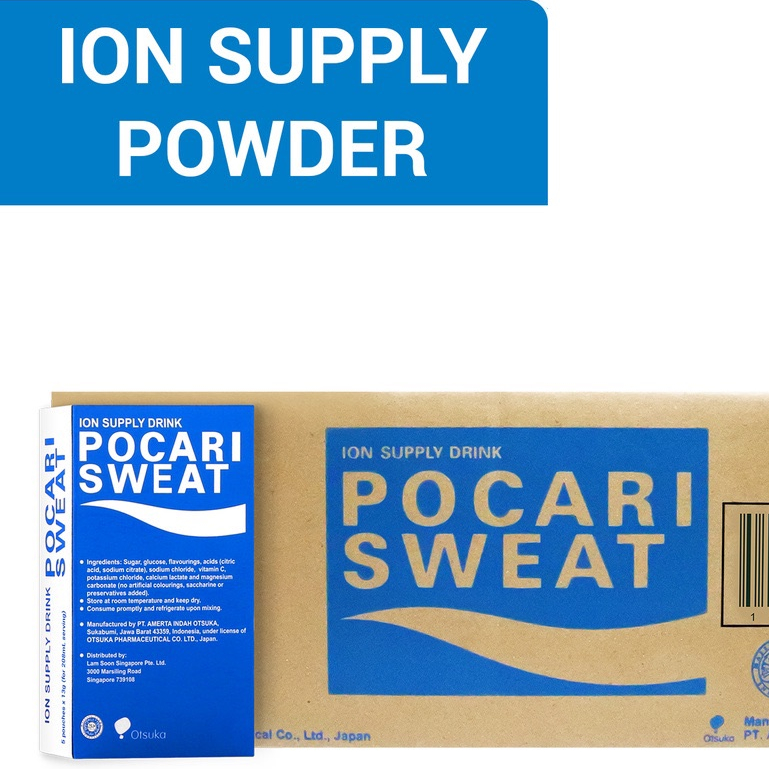 POCARI SWEAT Ion Supply / Energy / Hydration / Electrolyte Powder Drink ...