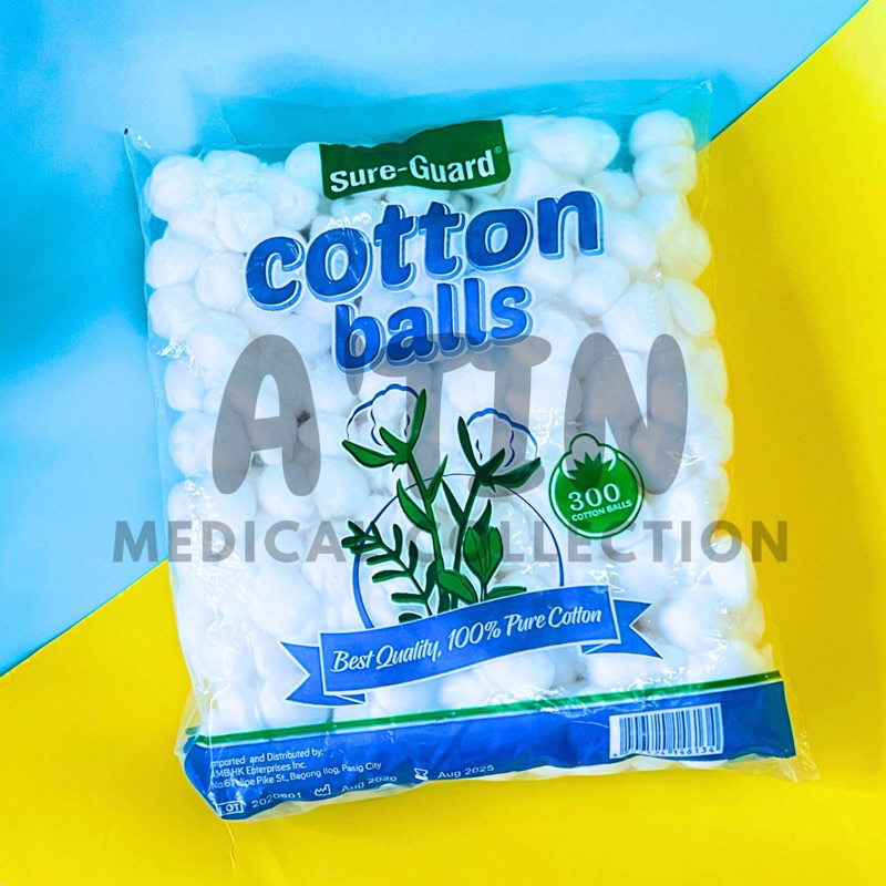 Sure-Guard Cotton Balls by 300's | Shopee Philippines