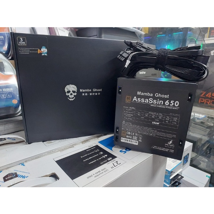 MAMBA GHOST ASSASSIN650 550 WATTS, 650 WATTS, 750 WATTS TRUE RATED POWER SUPPLY | Shopee Philippines