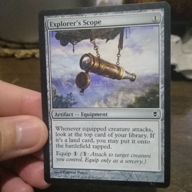 1 light play Explorer's Scope Zendikar MTG card magic commander ...