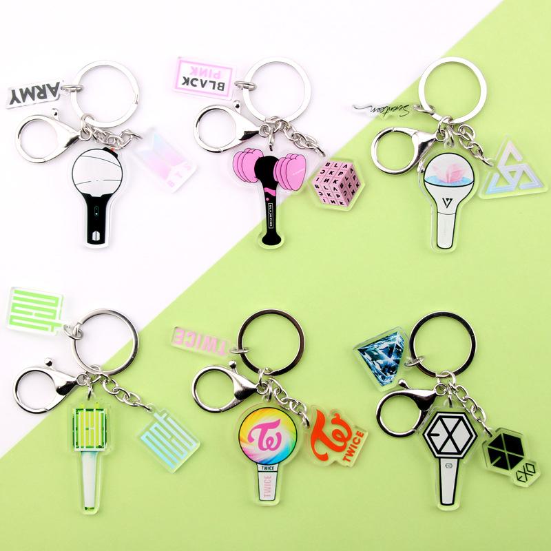 KPOP Acrylic Keychain Keyring 3in1 double side print | Shopee Philippines