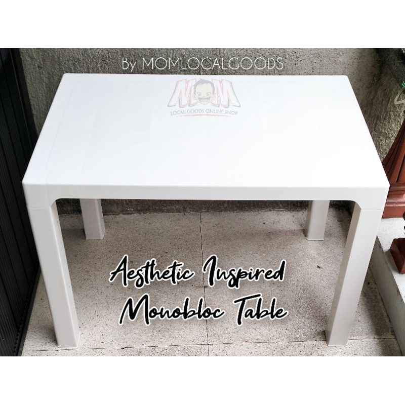 Modern Inspired Monoblock Plastic Table | Shopee Philippines