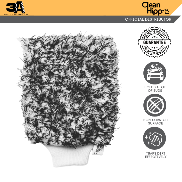 Clean Hippo Microfiber Car Wash Mitt | Shopee Philippines