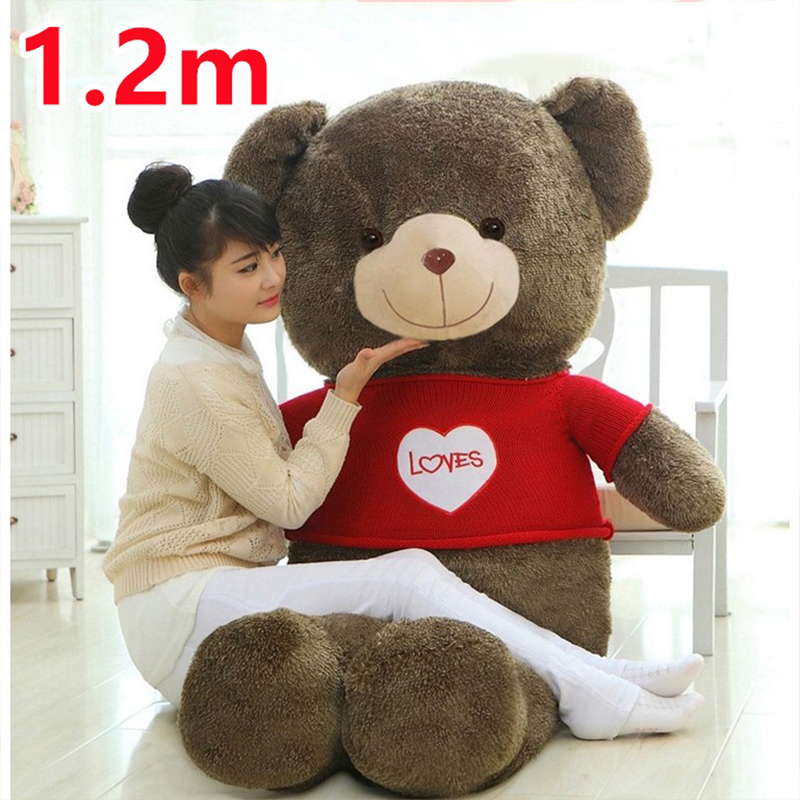 3.9ft Teddy Bear Plush Toy Human Size Birthday Gifts Soft Toy Teddy ...