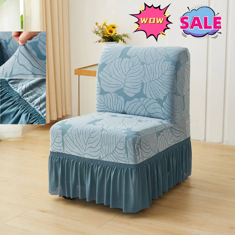 lamb's wool skirt armless sofa cover armless chair cover small sofa ...