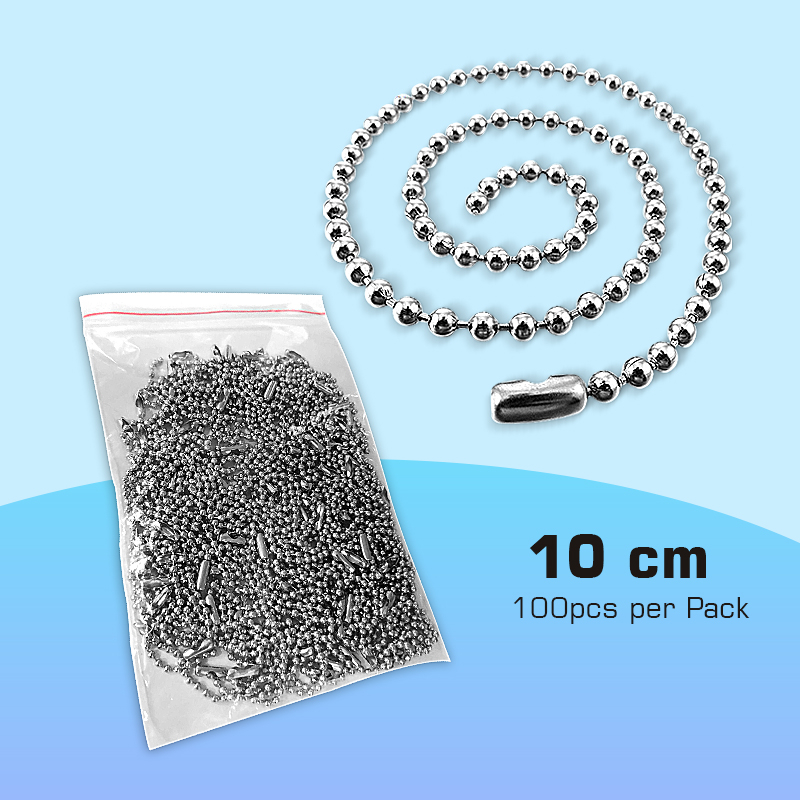 No Brand Ball Chain 100pcs per pack (Can be use as keychain holder ...