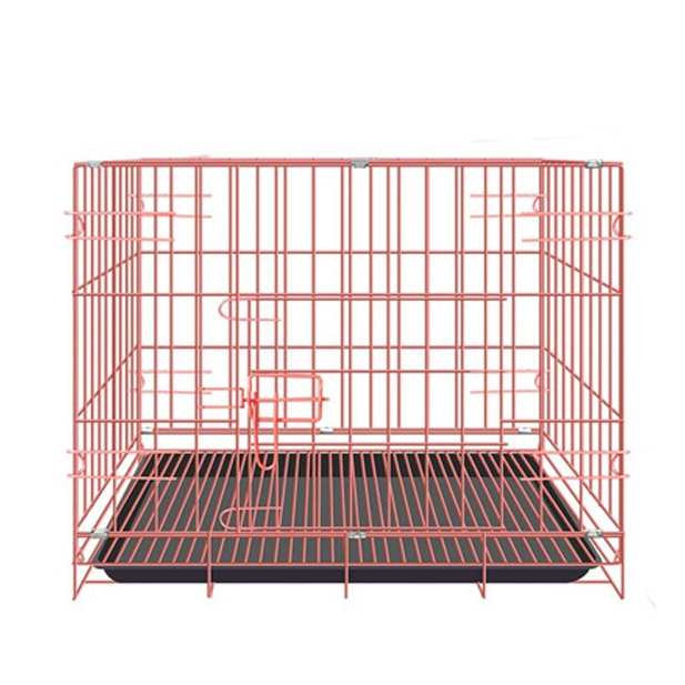Foldable Pet Cage Dog Cage with Poop Tray Cage for dog Pet Collapsible ...