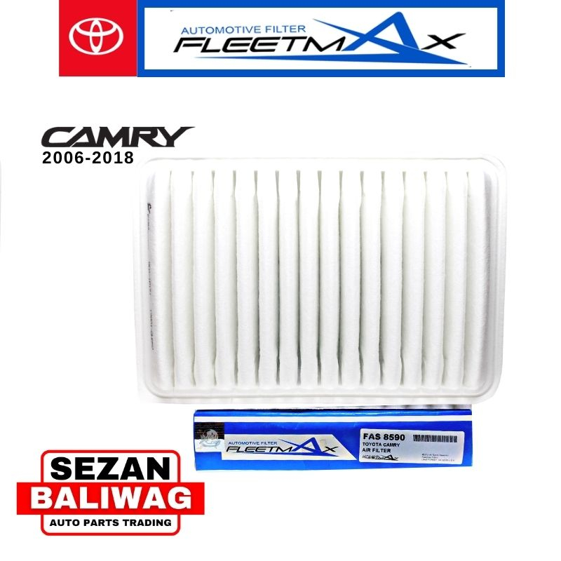 FLEETMAX AIR FILTER TOYOTA CAMRY 2006-2018 FAS 8590 | Shopee Philippines
