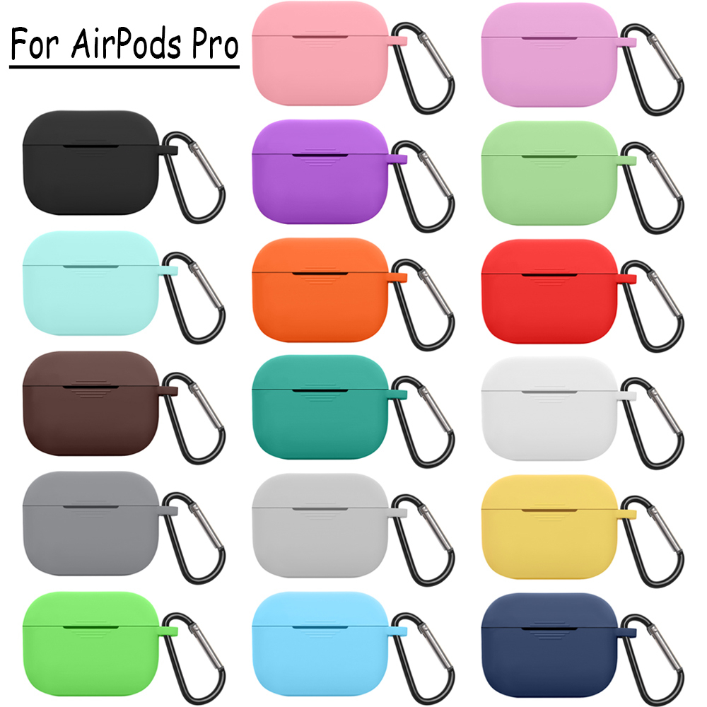 For Airpods Pro Soft Silicone Case Macaron Protective Case Bluetooth ...