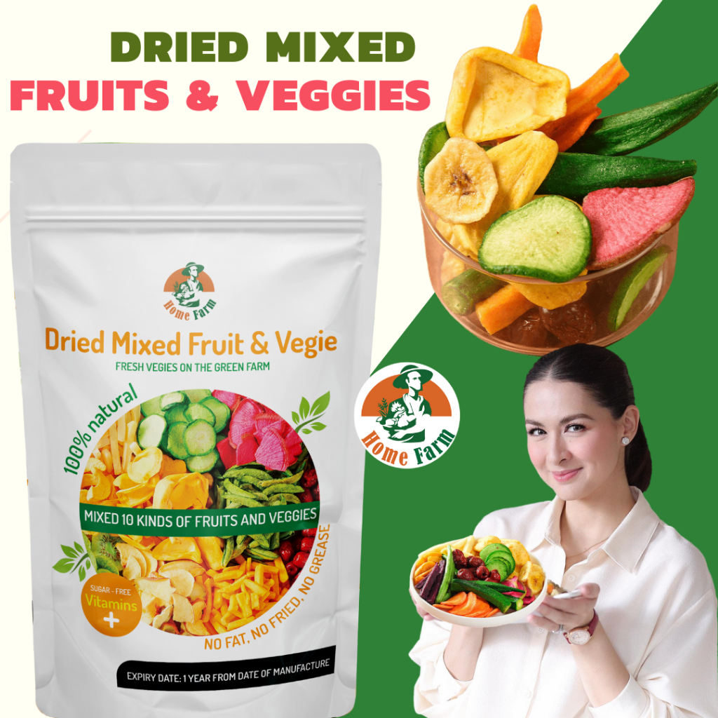 Dried fruits veggie snack crisps mixed 10 kinds of fruits and ...