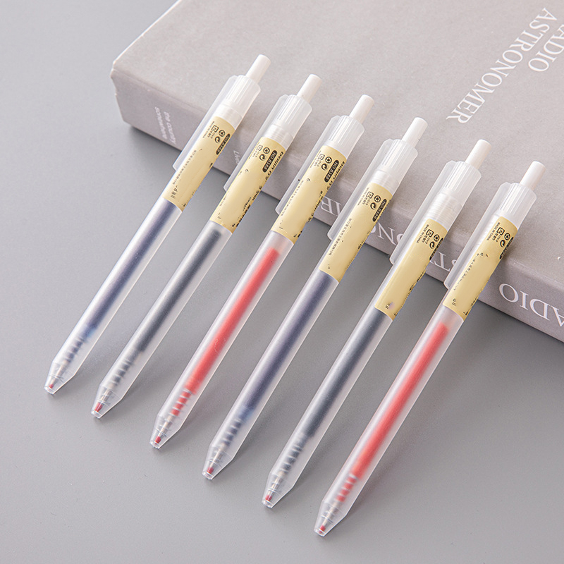 yutu 0.5MM Press-type Gel Pen Retractable Sign Pen Student Writing ...