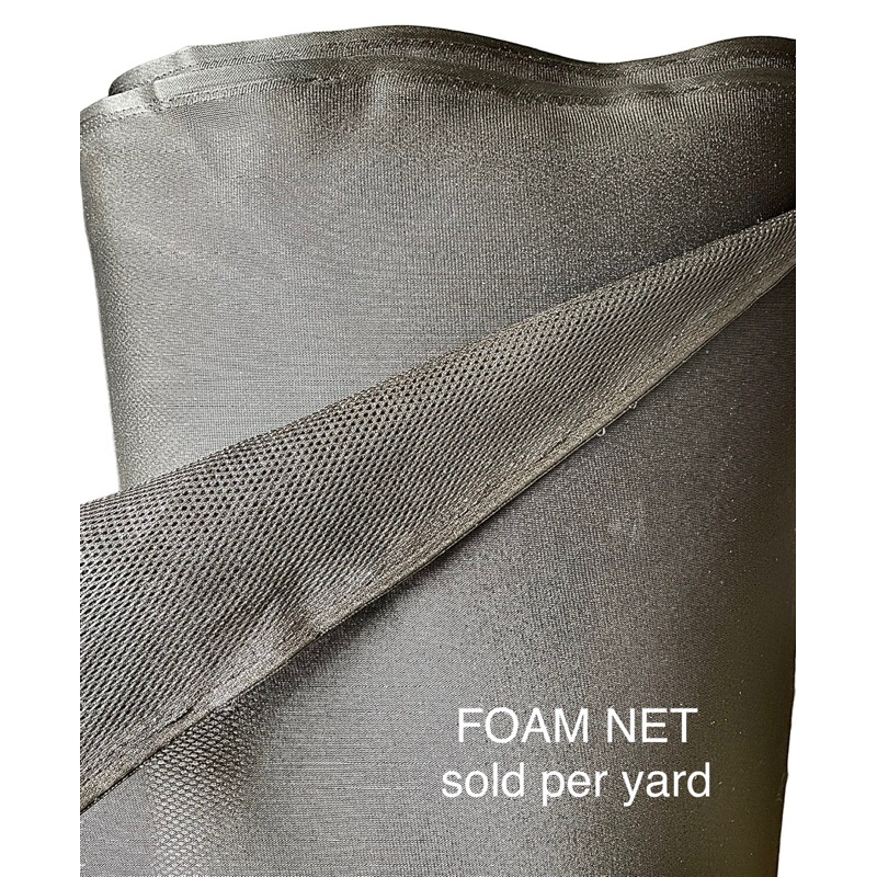 FOAM NET Air Mesh (sold per yard) Black | Shopee Philippines