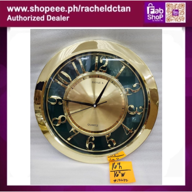 COD-Wallclock Round Shape Elegant Clock | Shopee Philippines