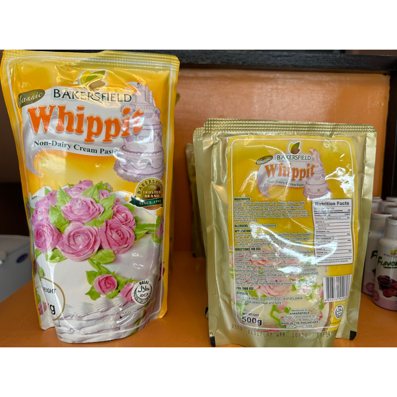 WhippIt Classic and Buttercream Bakersfield 1kg and 500g | Shopee ...