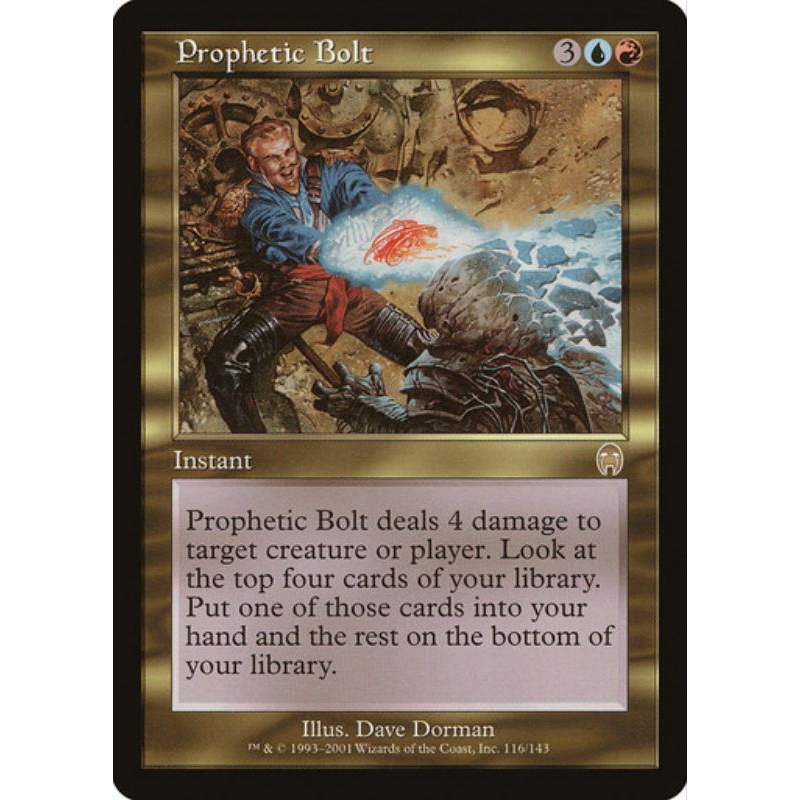Prophetic Bolt - APC - Rare - MTG Cards (WotC) | Shopee Philippines