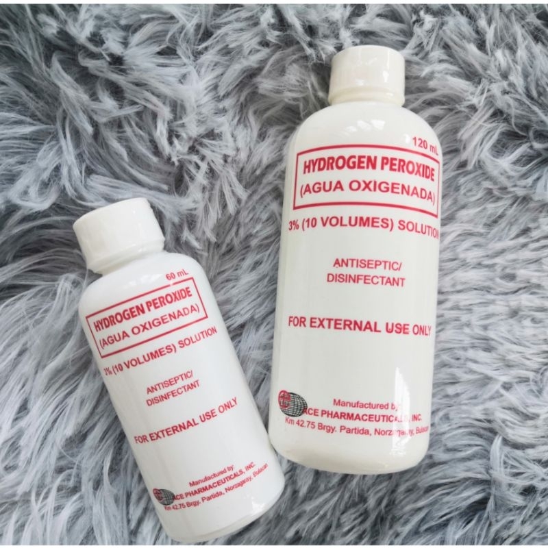 HYDROGEN PEROXIDE 10vol [Agua Oxigenada] 60ml/120ml | Shopee Philippines