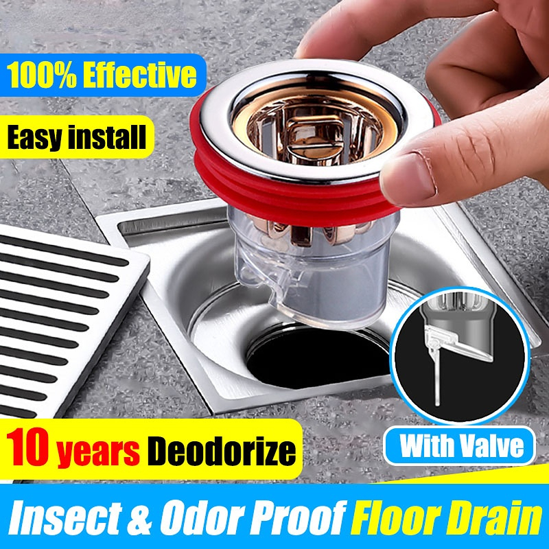 ABS magnetic floor drain core universal insect and odor resistant floor ...