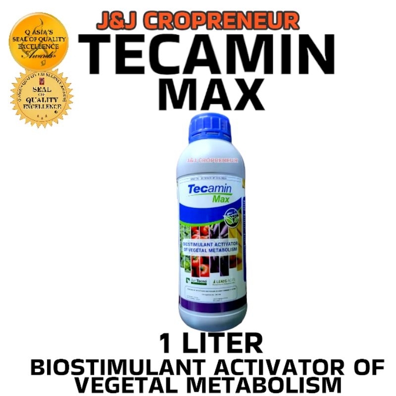 TECAMIN MAX ( 1 LITER ) BIOSTIMULANT ACTIVATOR OF VEGETAL METABOLISM BY LEADS AGRI | Shopee ...