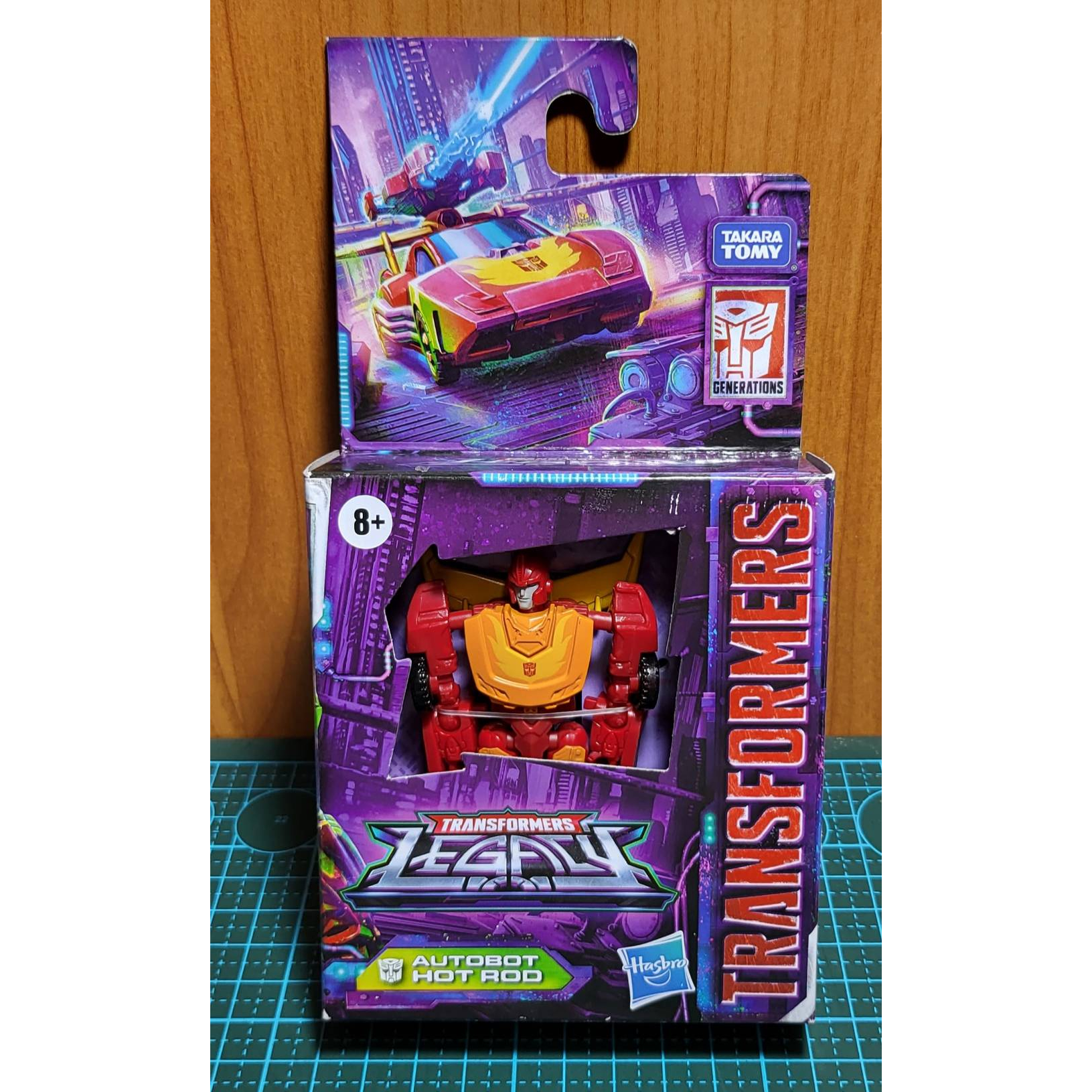 Transformers TF Legacy Autobot Hot Rod Core Class Hotrod | Shopee ...