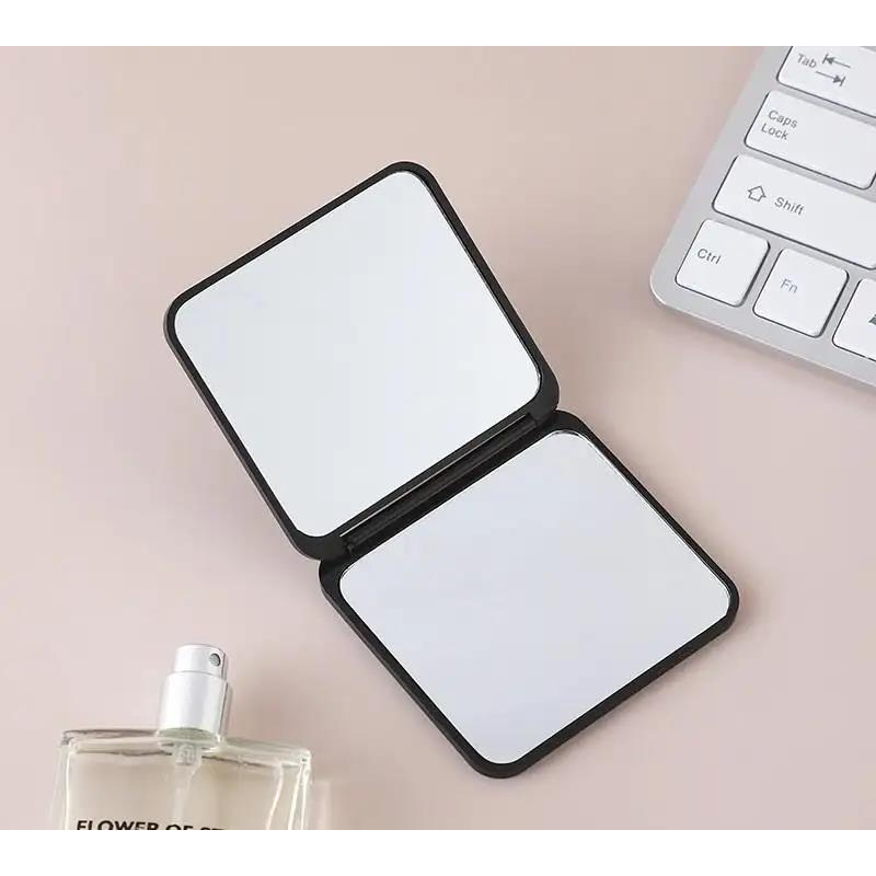 Mini Square Makeup Mirror Portable Double-sided Vanity Mirror Cosmetic ...