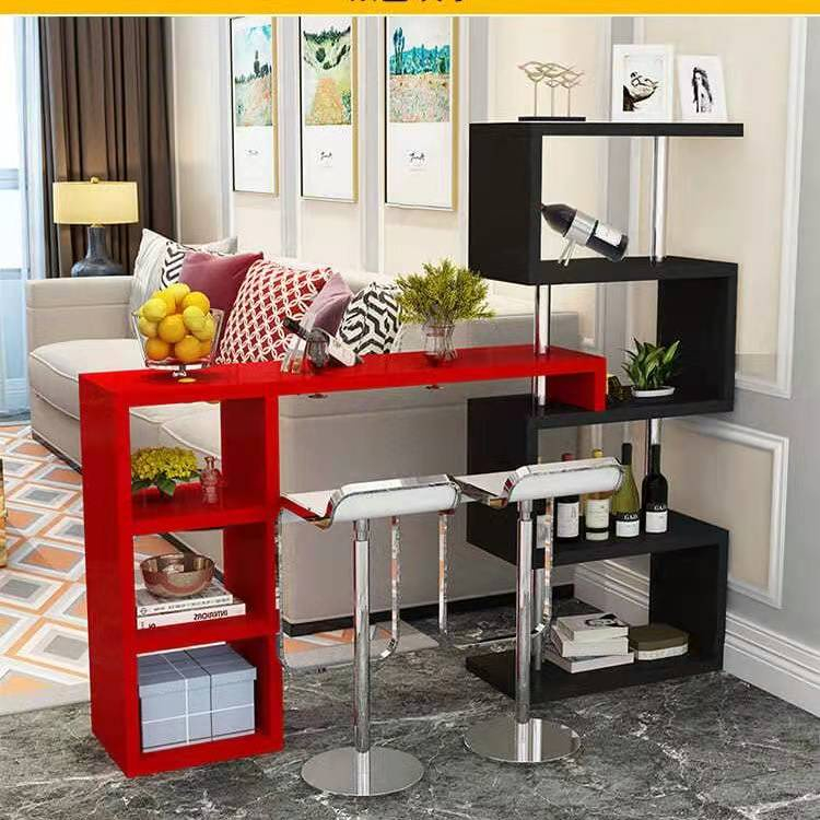 Bar Table Ergonomic Modern Mini Bar Counter table with Rotating Fashion ...