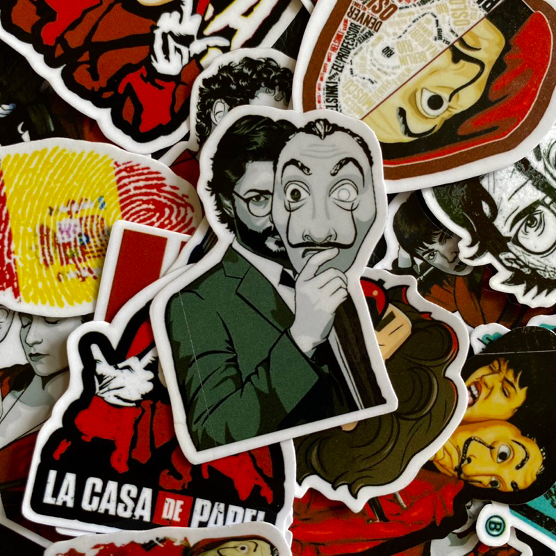 20PCS MONEY HEIST STICKERS [WATERPROOF] | Shopee Philippines