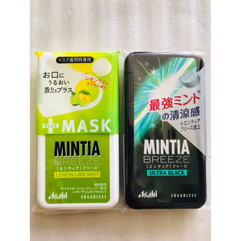 ASAHI SUGARLESS MINTIA BREEZE ULTRA BLACK/ LEMON LIME MINT 22g/From Japan | Shopee Philippines