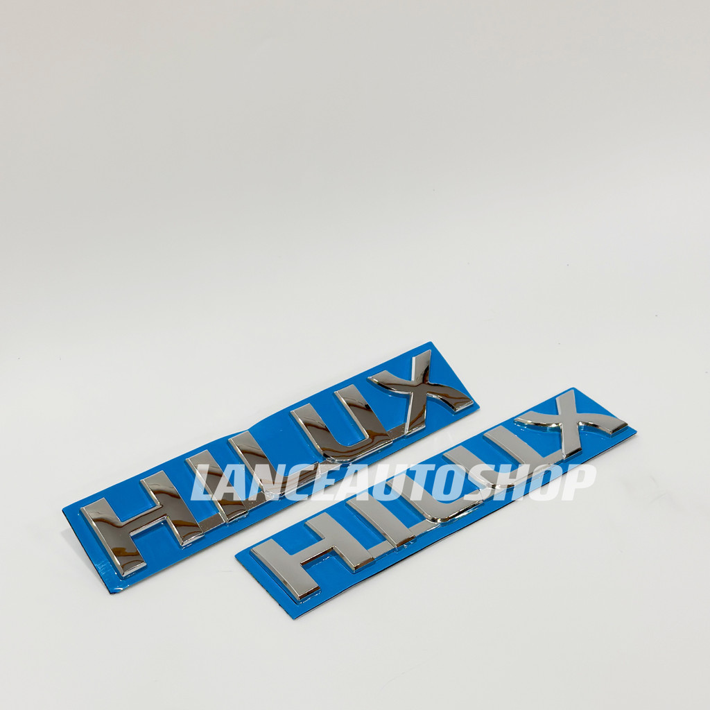 Hilux Logo Letter Car Emblem HILUX 3D Car Logo Hilux Rear Trunk Matte ...