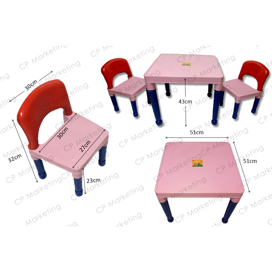 #108-1 & #108-2 Kids Study Table Set Cute and Comfy | Shopee Philippines