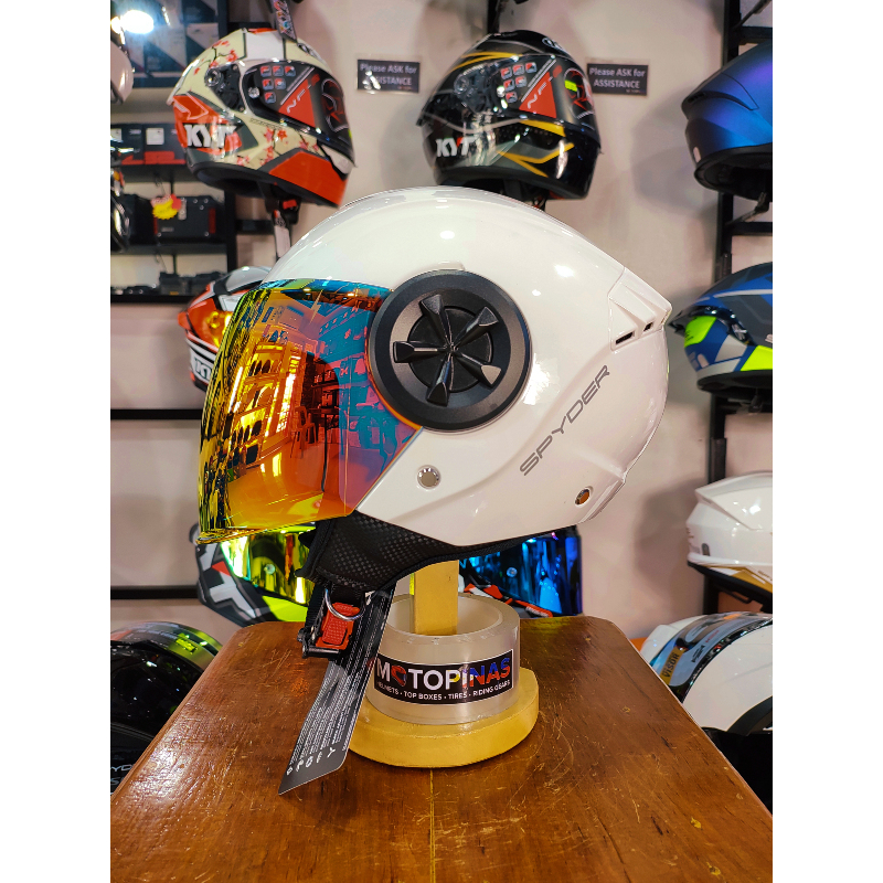 Spyder Reboot 2 Half Face Single Visor Helmet | Shopee Philippines
