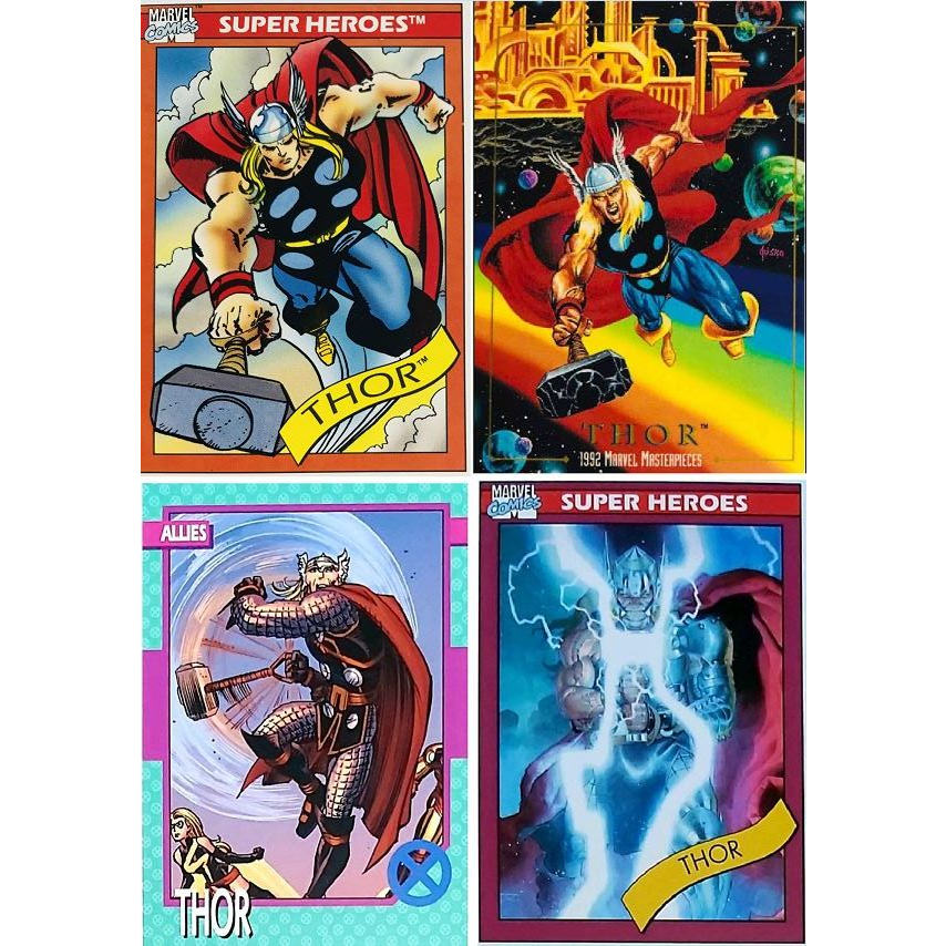 THOR MARVEL Collectible Cards avengers Singles | Shopee Philippines