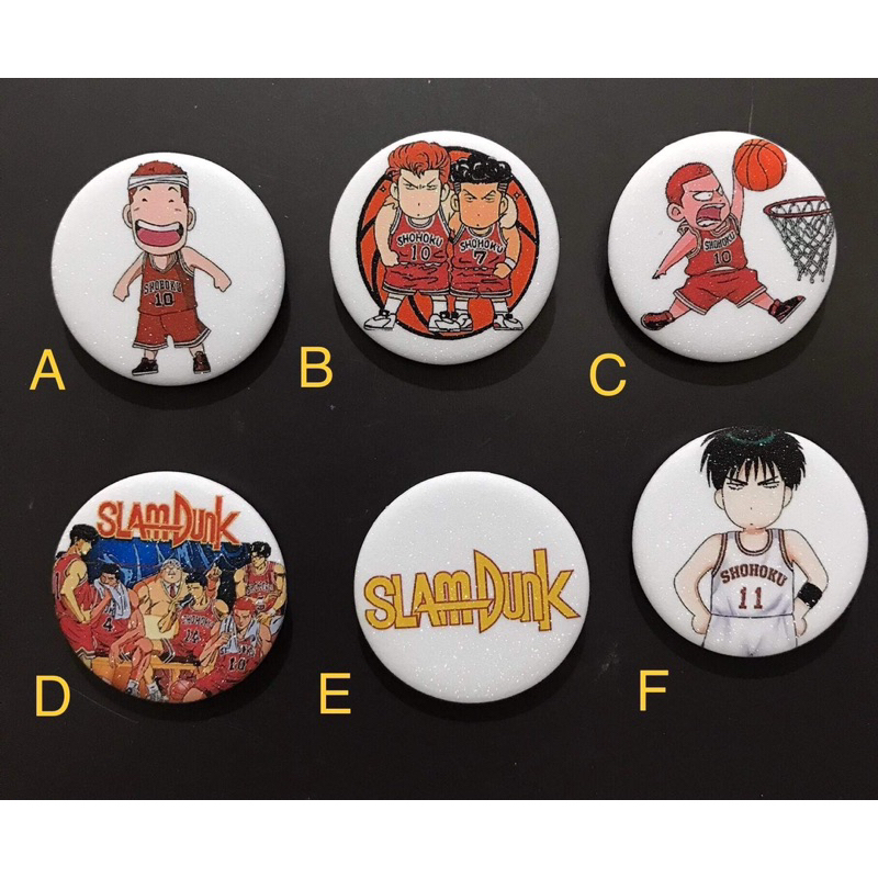 1.25” Slam Dunk Anime Button Pins | Shopee Philippines