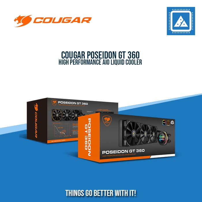 COUGAR POSEIDON GT 240/360 AIO Liquid Cooler | Shopee Philippines