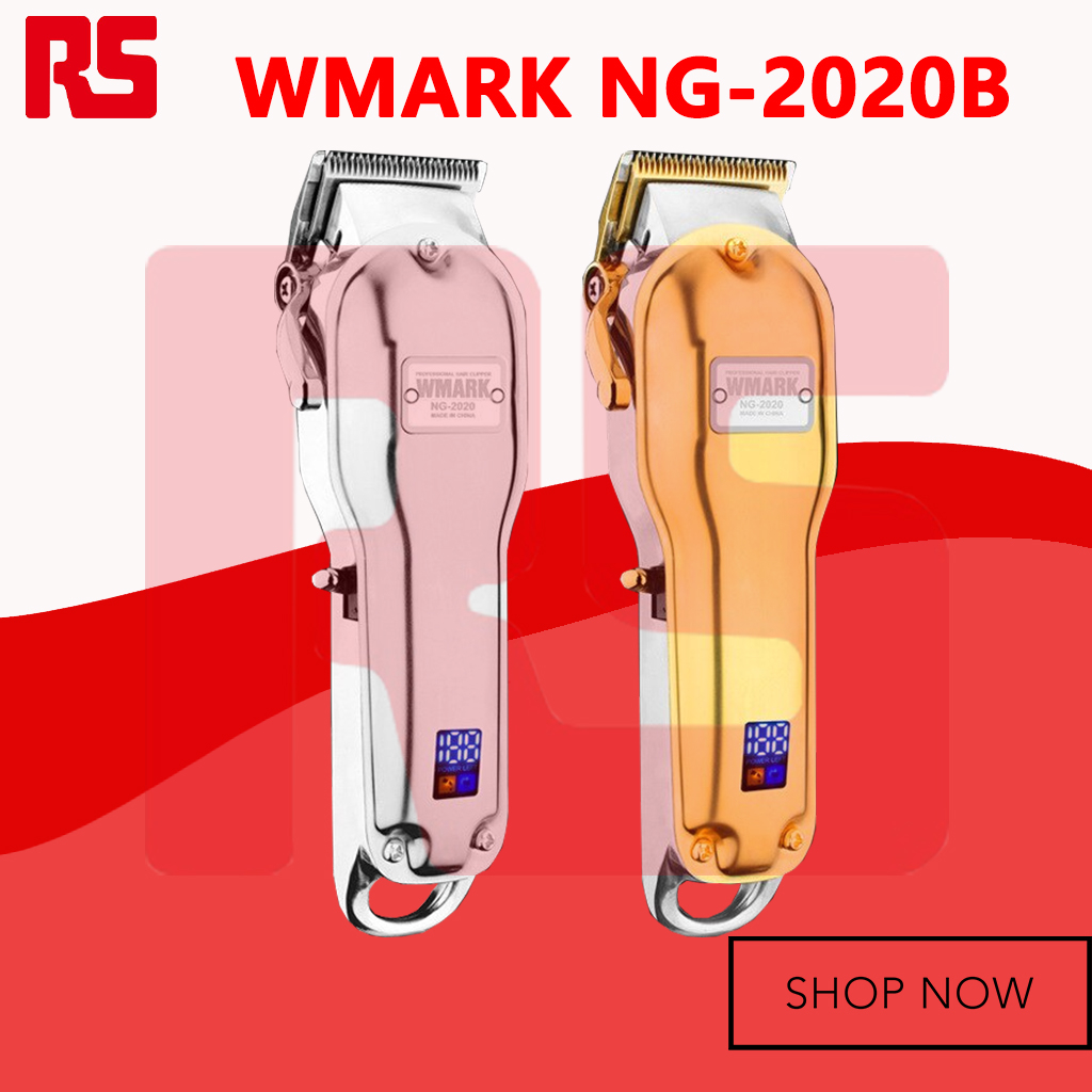 RSSDB Wmark NG-2020B Wireless Metal Hair Clipper with Lcd Display ...