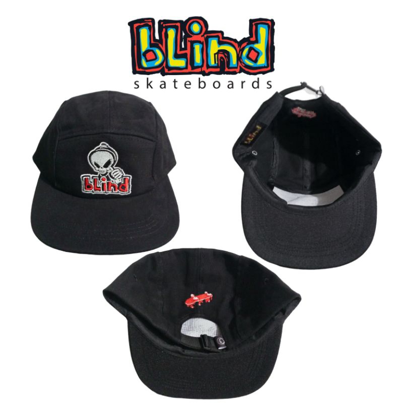 Blind Skateboard 5 Panel Cap Black | Shopee Philippines