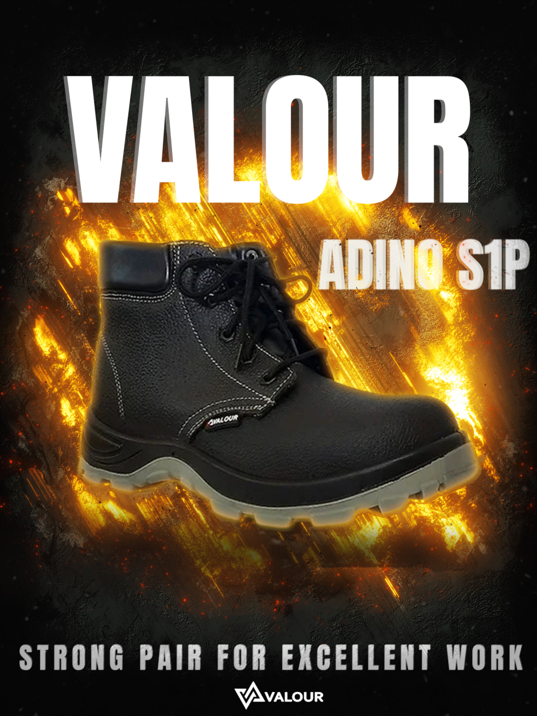 Valour Safety Shoes Adino S1P | Shopee Philippines