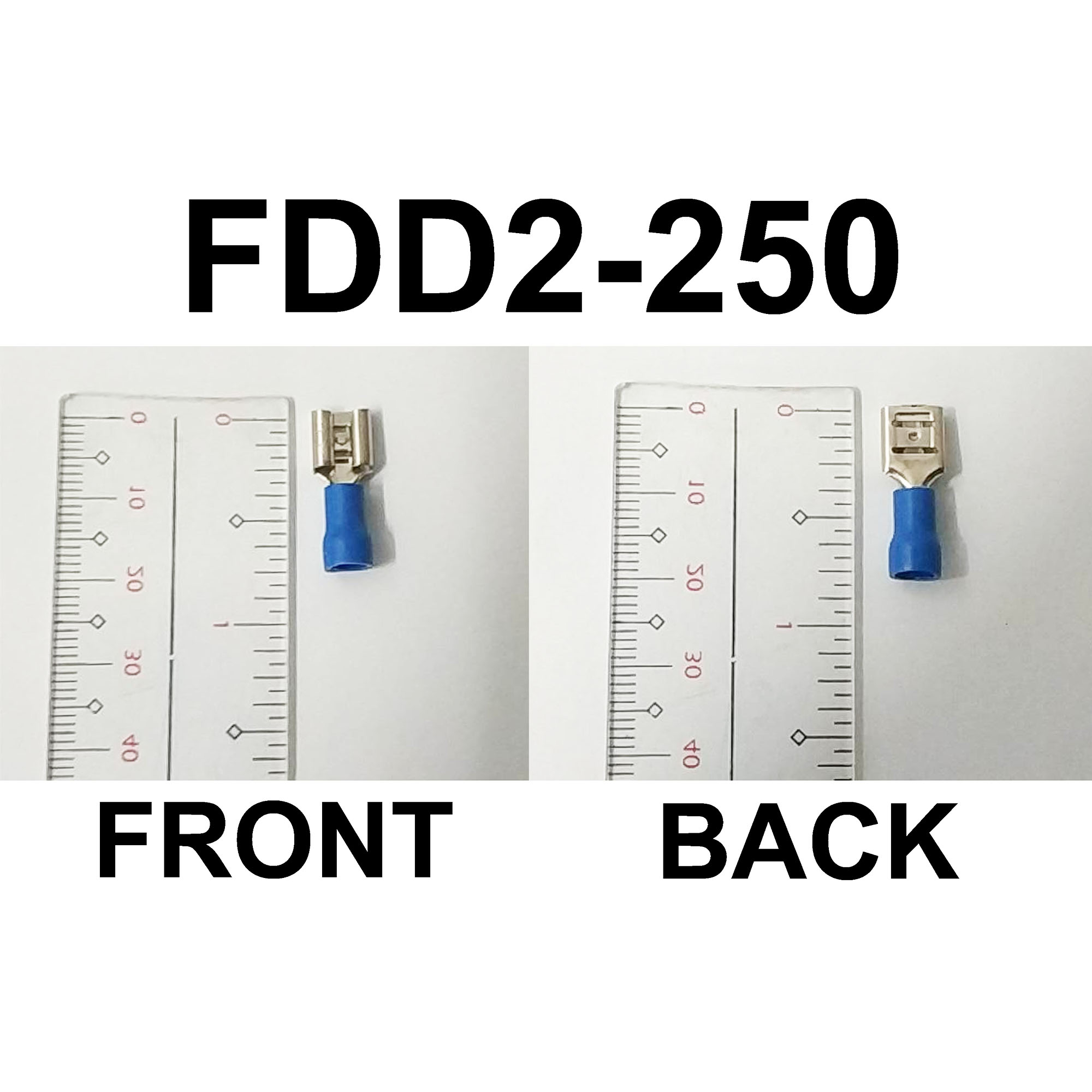 INSULATED TERMINAL LUG FDD2-250 FEMALE BLUE ---------------- TINGI 1 ...