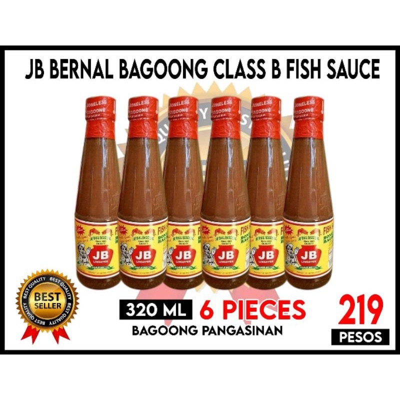JB Boneless Bagoong Pure ISDA 320ML from Lingayen ( 6 Bottles ) | Shopee Philippines