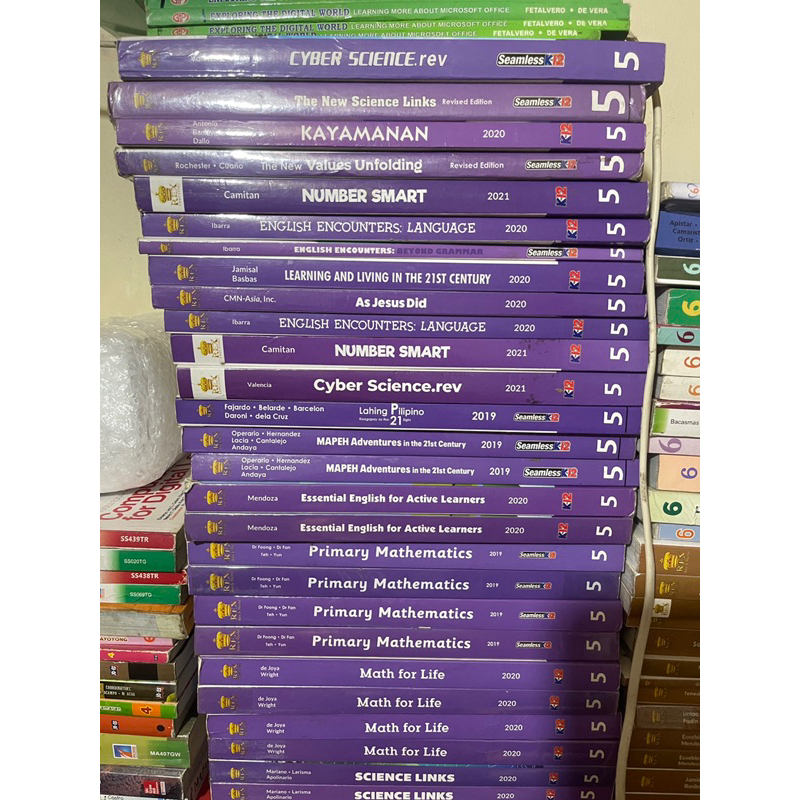 Grade 5 k12 books Math,Science,English,Ap,Mapeh,Filipino | Shopee ...