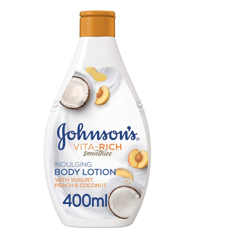 JOHNSON's Body Lotion - Vita-Rich, Smoothies, Indulging, Yogurt, Peach ...