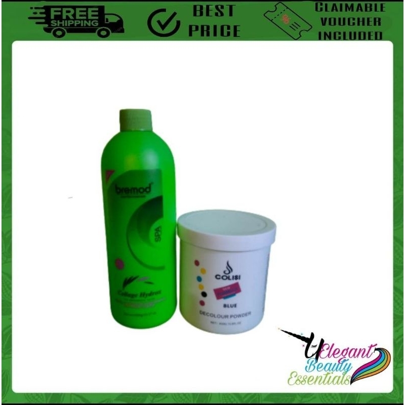 Bremod Oxidizer 1000ml & Colisi Bleaching Powder 450g | Shopee Philippines