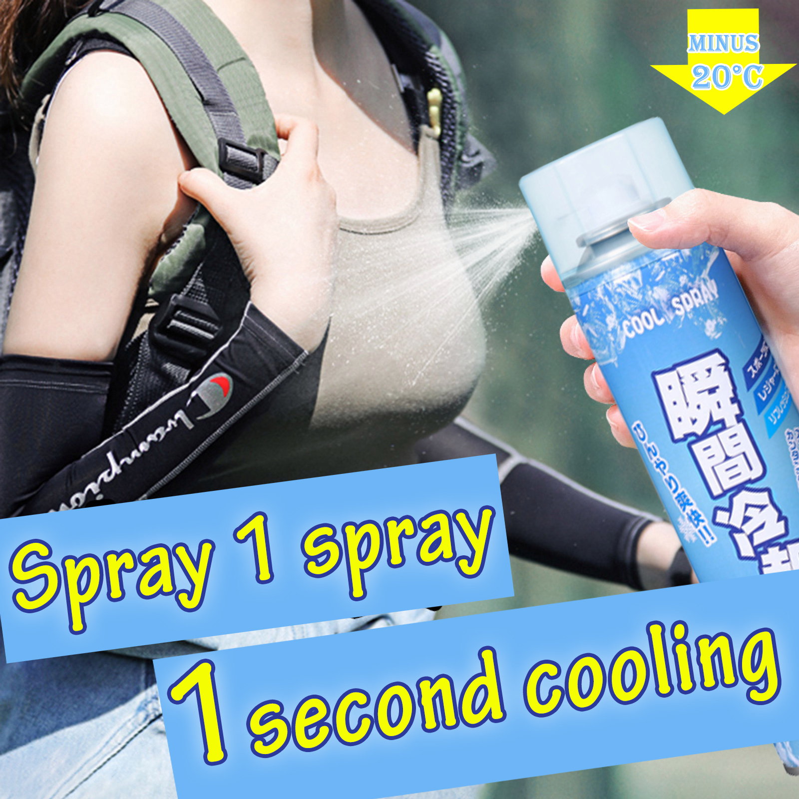 300ml Cool Spray Cooling Cooling Spray Cooling Spray Bodycooling Spray