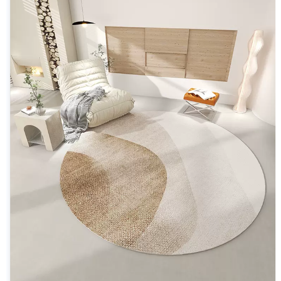 Thick Round Carpet Non-Slip Floor Mat Circle Rug For Living Room ...