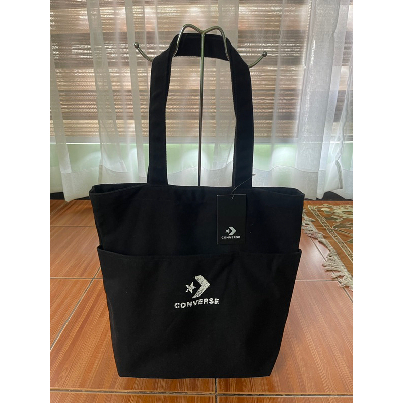 Converse Tote Bag Black Large (Actual Photos Posted) | Shopee Philippines